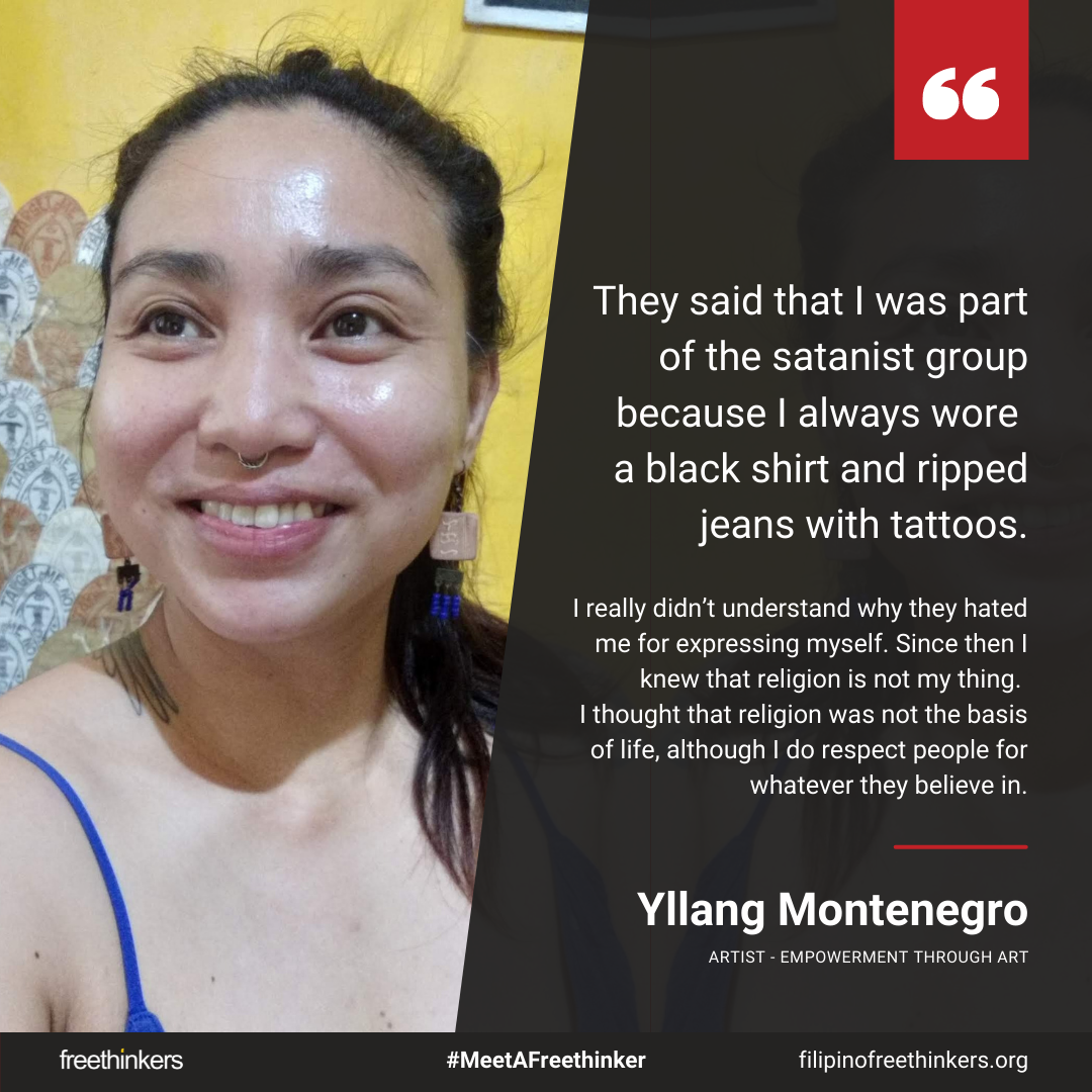 Meet a Freethinker: Yllang Montenegro - Filipino Freethinkers